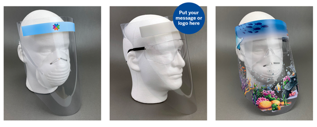 Disposable Face Shields for Healthcare Workers